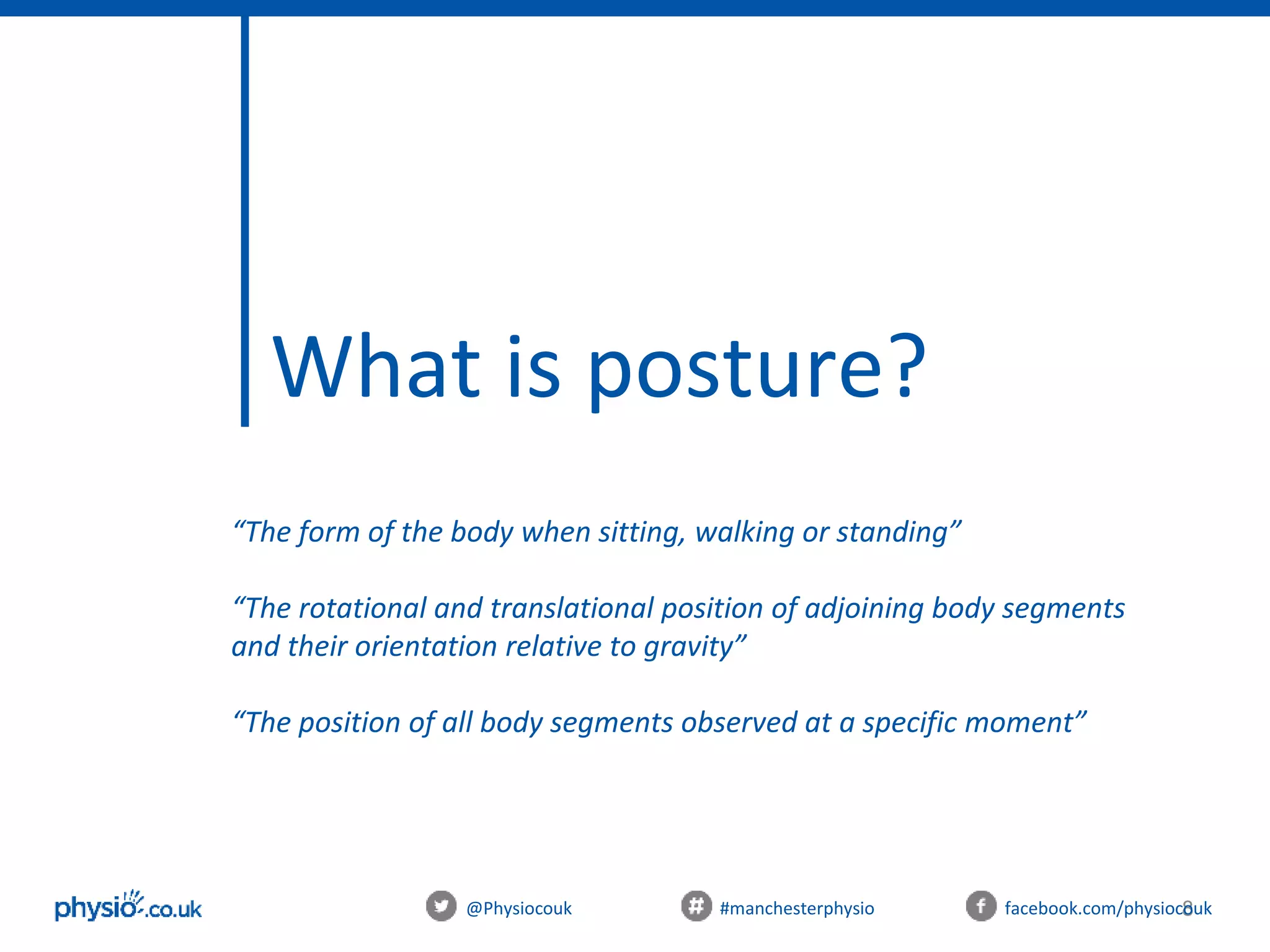 Assessing and Treating Posture Workshop | PPTX
