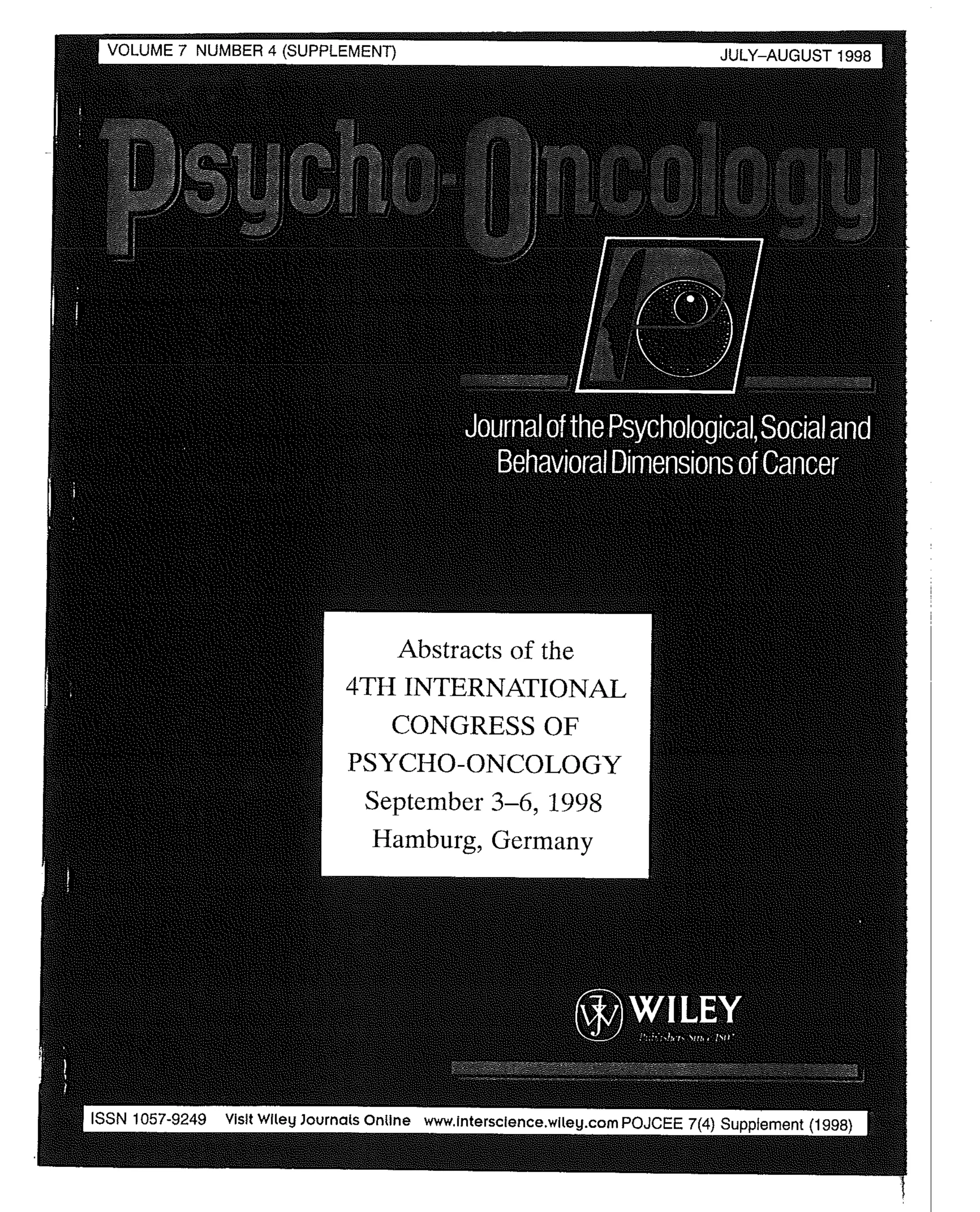 Assessing anxiety and depression with HADS Scale in a spanish cancer ...