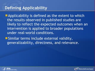 Assessing Applicability | PPT