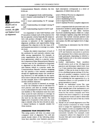 Assessing business it alignment maturity | PDF