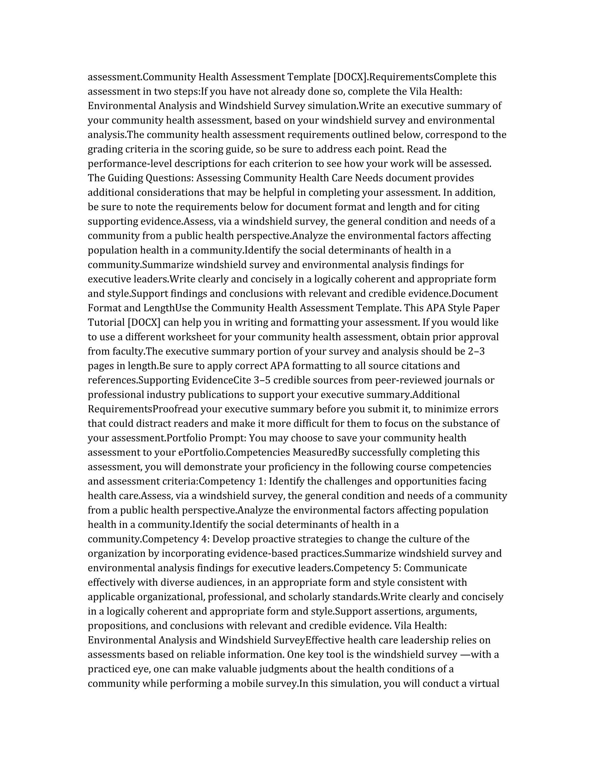 Assessing Community Health Care Needs.docx