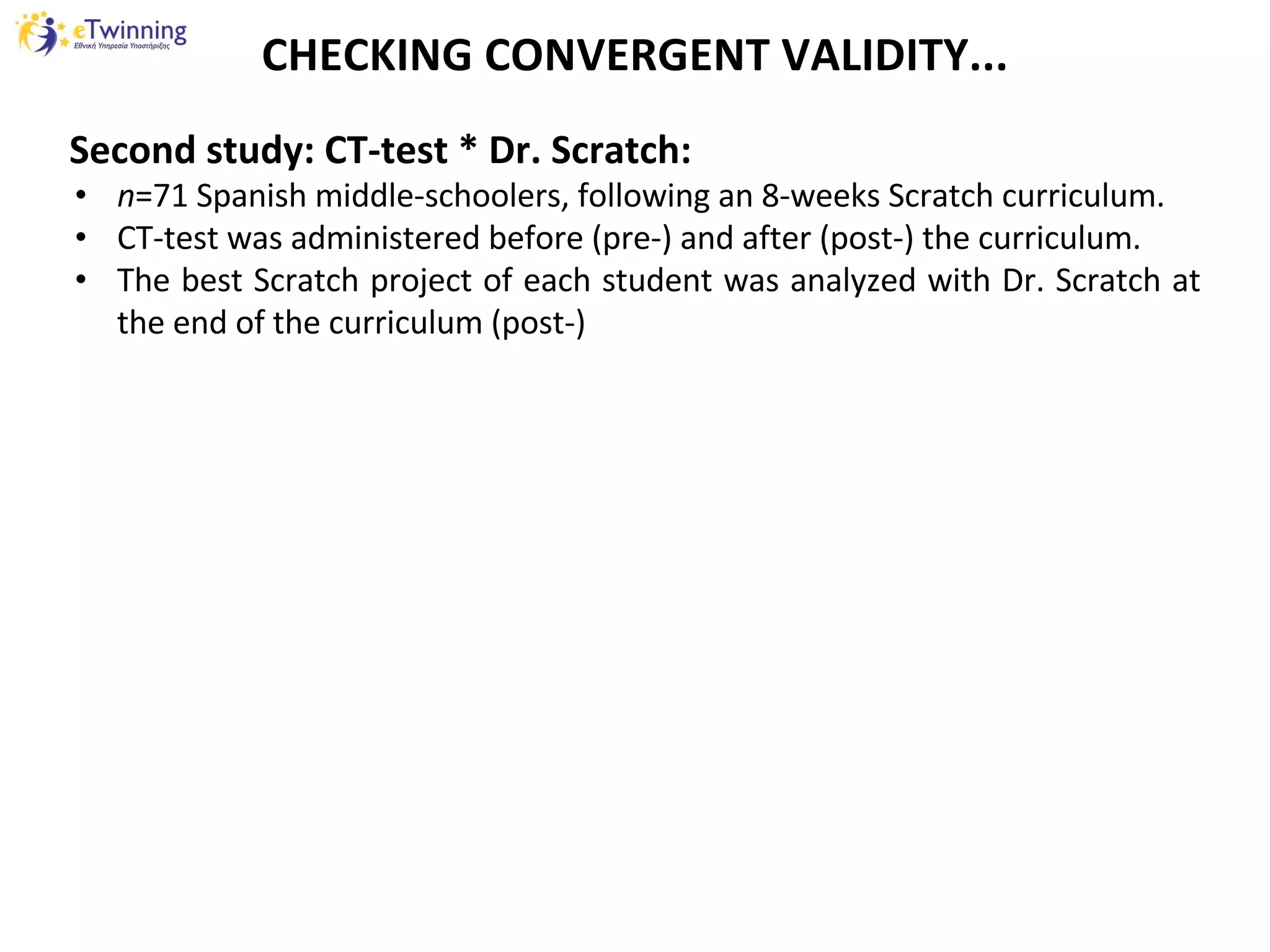 On the quest for assessing computational thinking | PPT