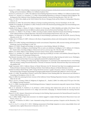 Assessing Critical Thinking In Higher Education Current State And ...