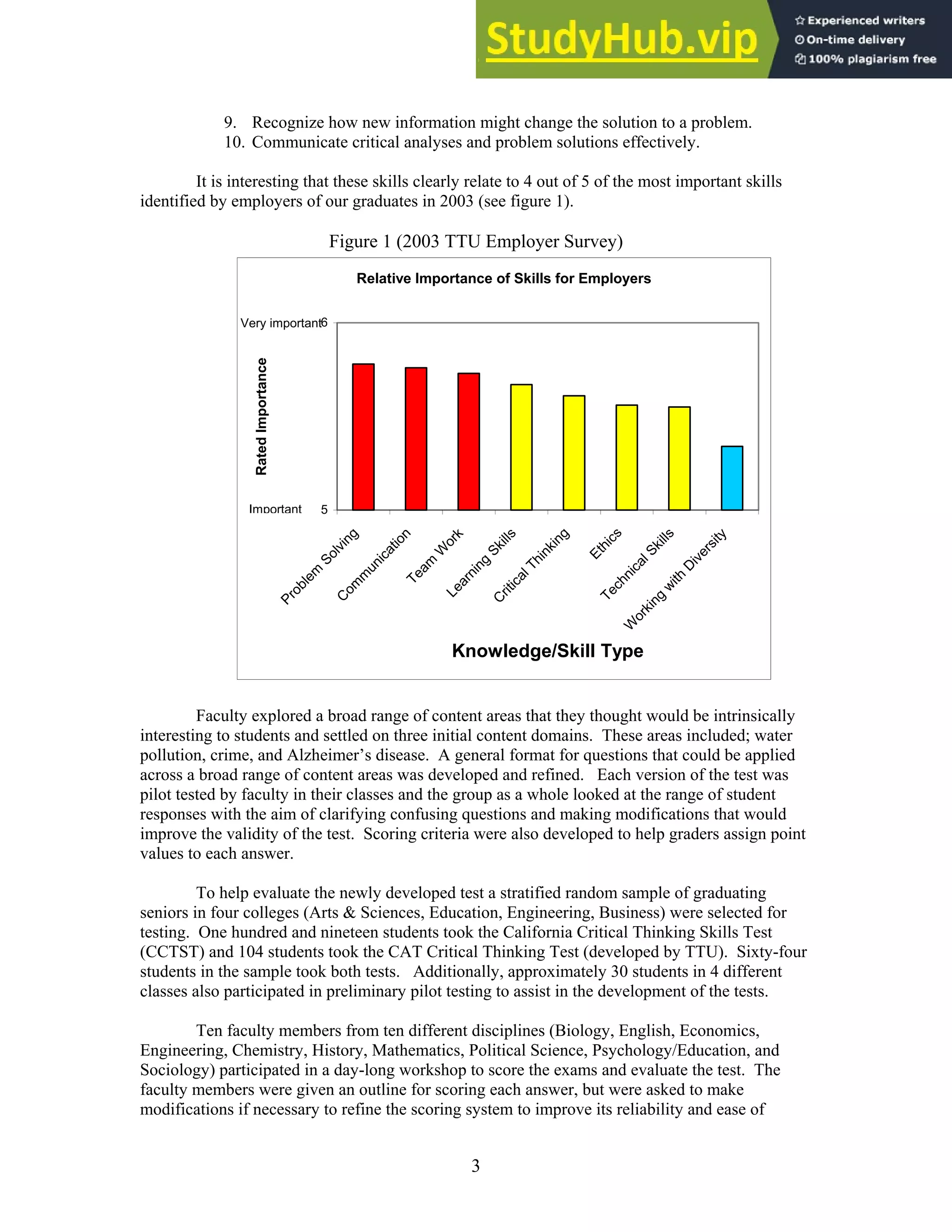 Assessing Critical Thinking Skills Pdf