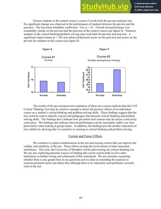 Assessing Critical Thinking Skills | PDF