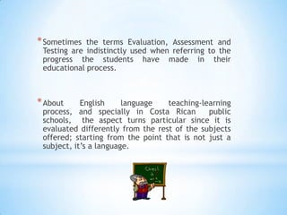 Assessing english language learners | PPT