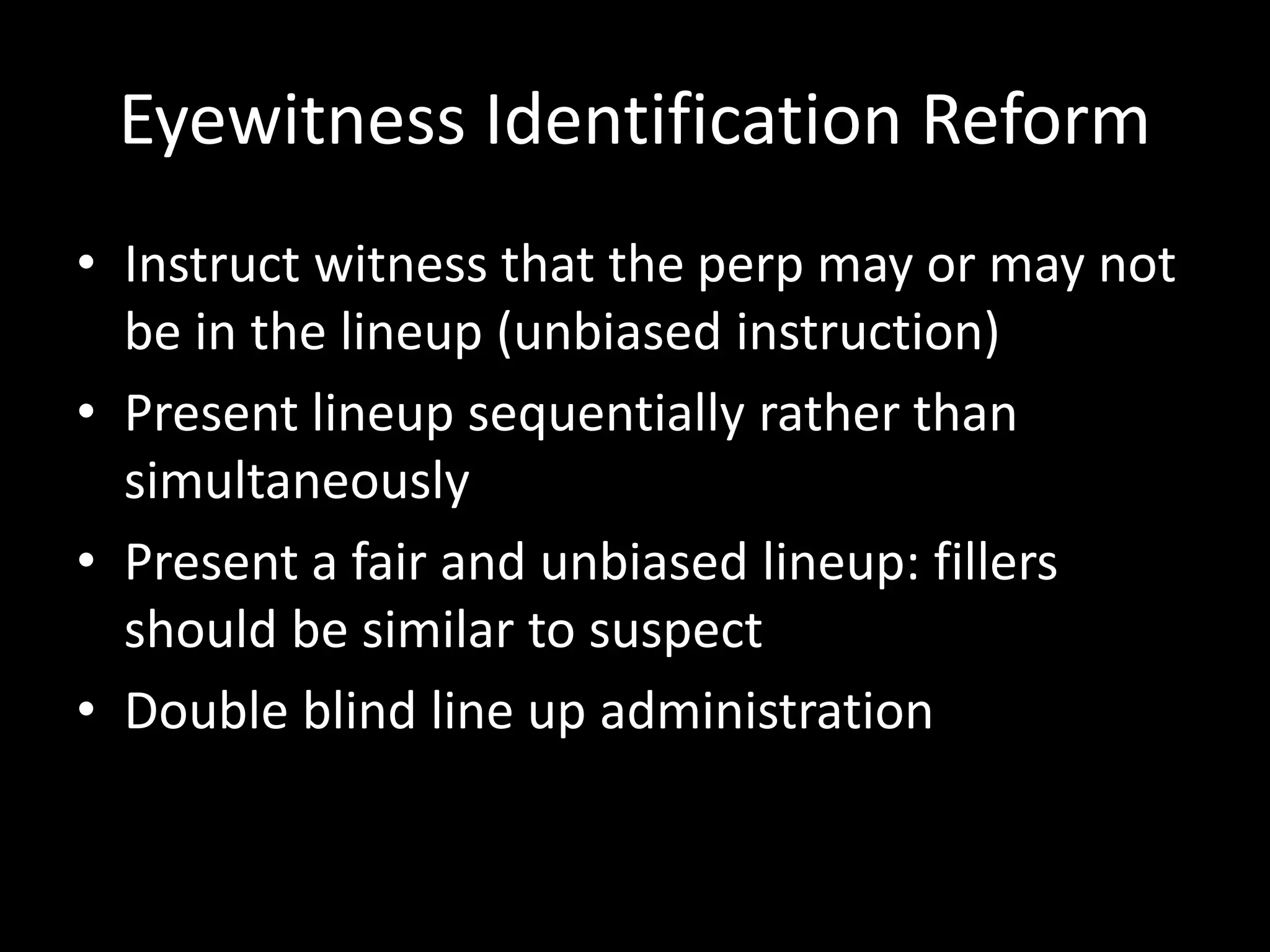 Assessing Eyewitness Identification Pptx