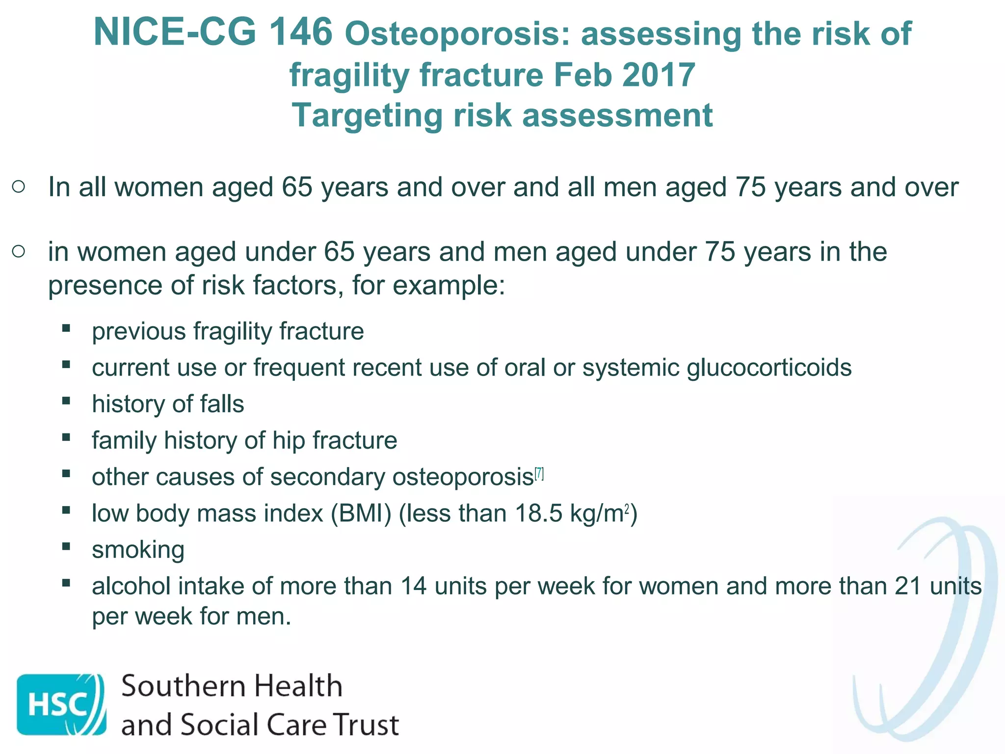 Assessing Fracture Risk | PPT