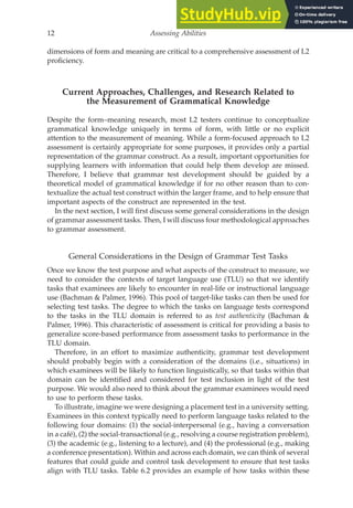 Assessing Grammar | PDF