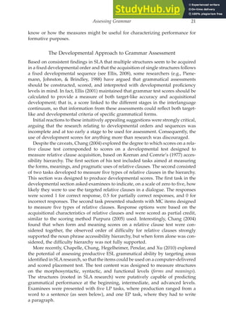 Assessing Grammar | PDF