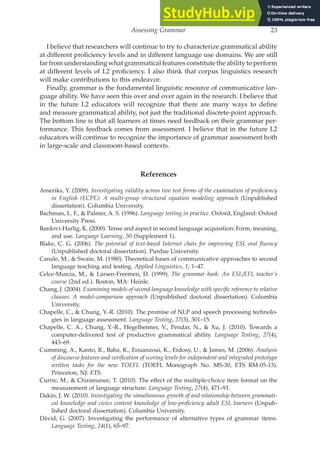 Assessing Grammar | PDF
