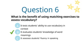 Presentation: Assessing grammar and vocabulary.pptx