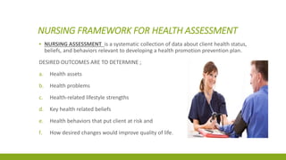 Assessing health and health behaviors | PPTX