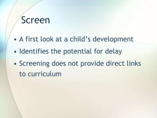 Assessing infants & toddlers | PPTX