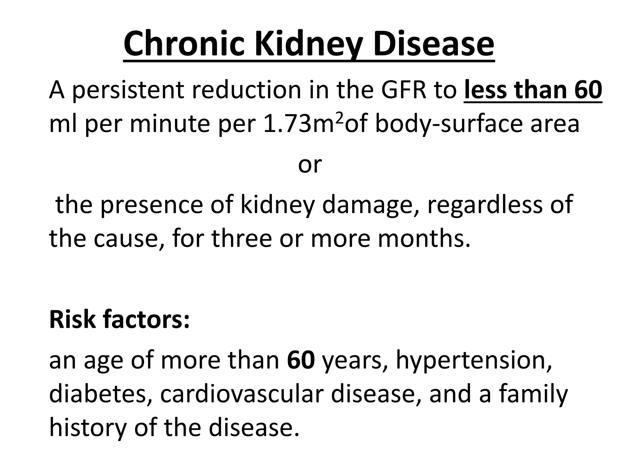 Assessing kidney function — measured | PPTX