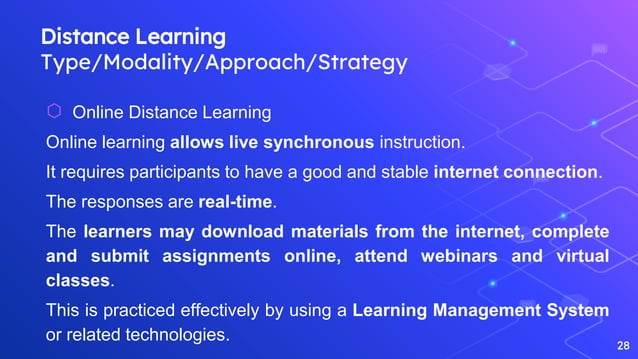 Assessing the Use of Learning Delivery Modalities | PPTX | Online ...