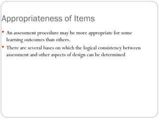 Assessing learning in Instructional Design | PPT