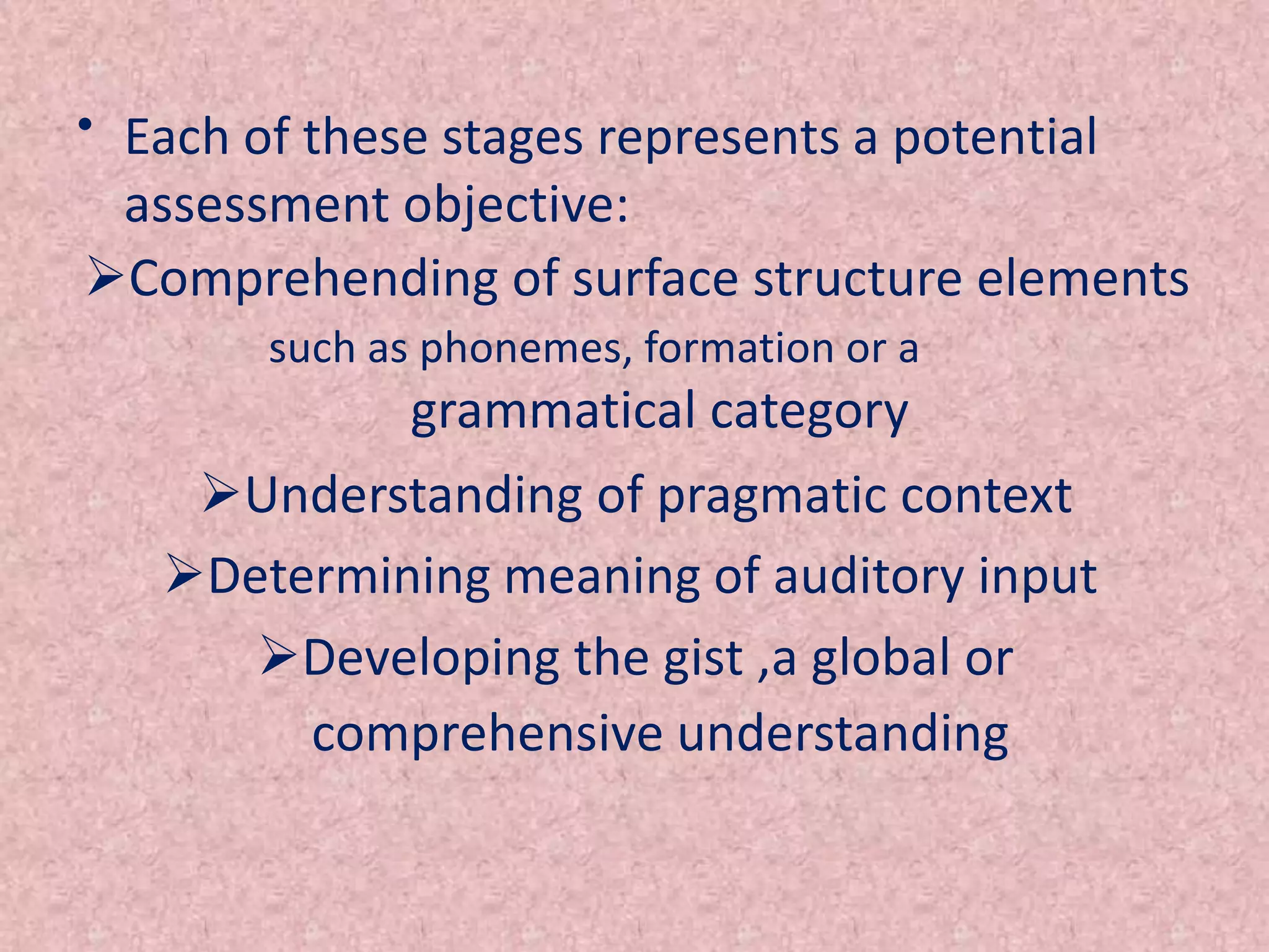 Assessing Listening | PPTX