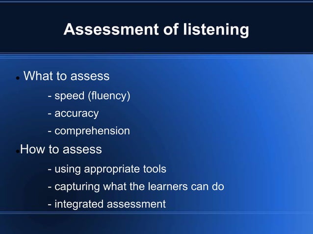 Assessing_listening_and_speaking_skills.ppt | Educational Assessment ...