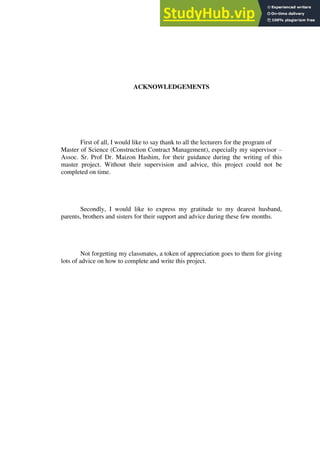 Assessing Loss And Expenses Claim By Prolongation Cost | PDF