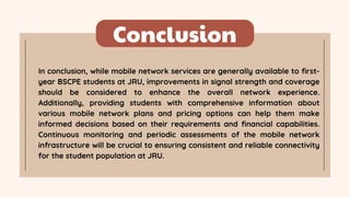 Assessing Mobile Networks Services Used by First-Year Students of BSCPE ...