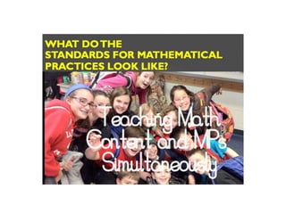 Assessing the Standards for Mathematical Practice | PPT