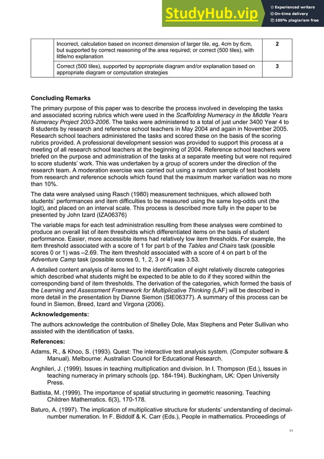 Assessing Multiplicative Thinking Using Rich Tasks | PDF | Educational Assessment | Education