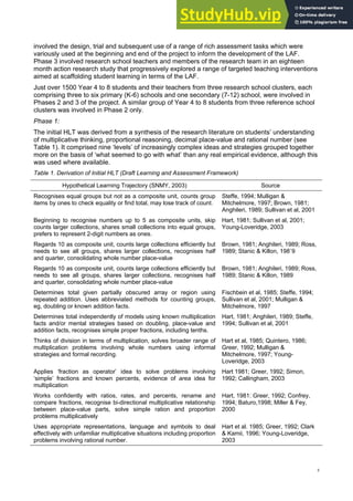 Assessing Multiplicative Thinking Using Rich Tasks | PDF