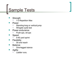 Assessing muscular fitness | PPT