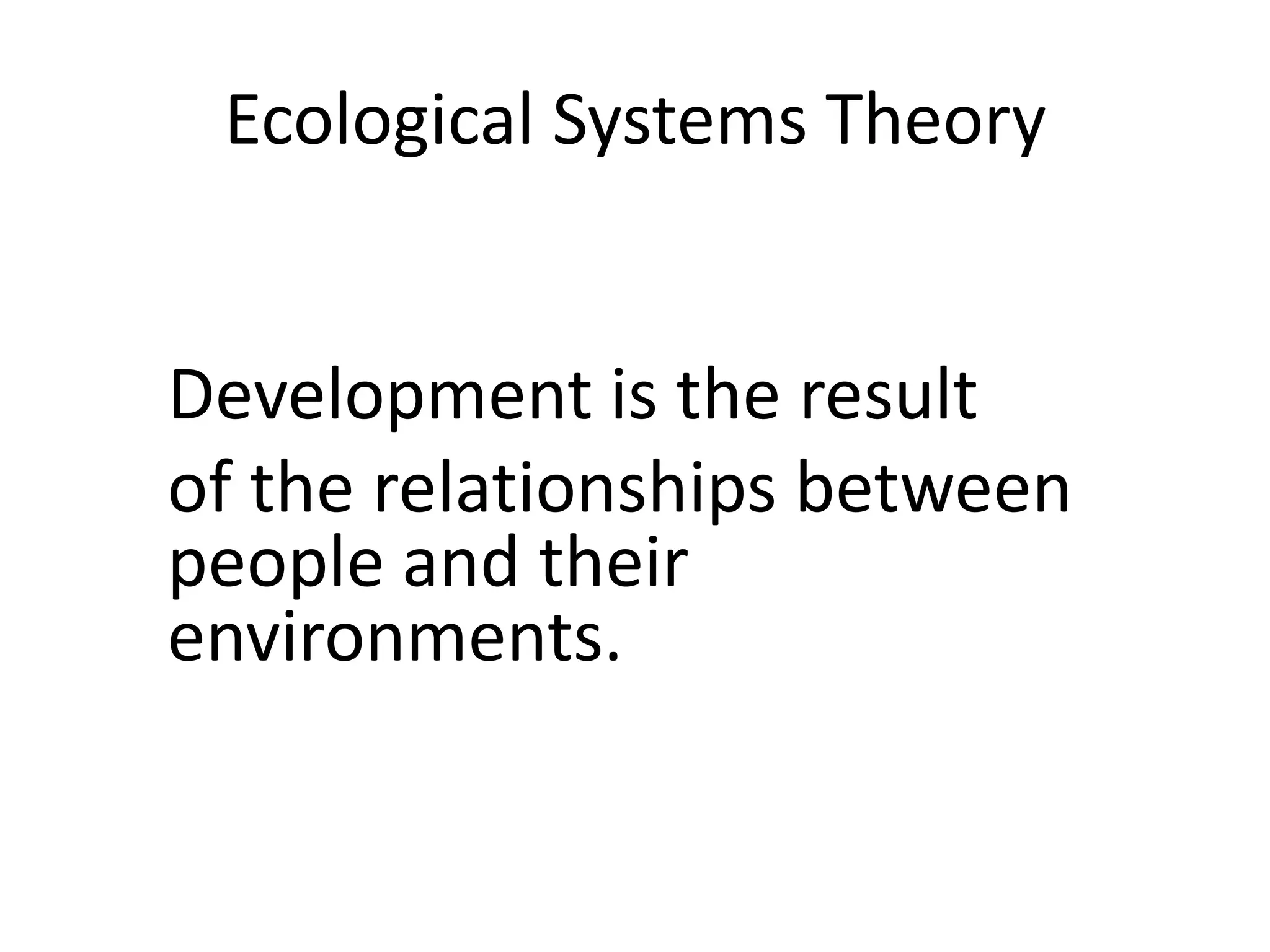 Assessing needs & risks 2 ecological theory & family & environmental ...