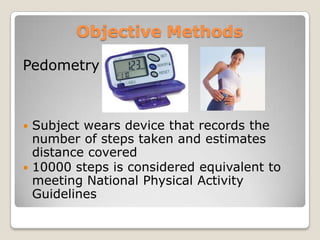 Assessing physical activity | PPTX