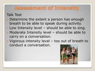 Assessing physical activity | PPTX