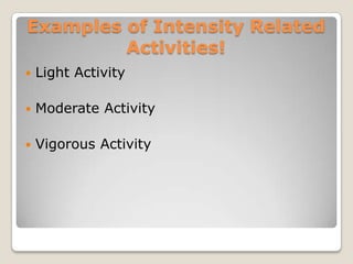 Assessing physical activity | PPTX