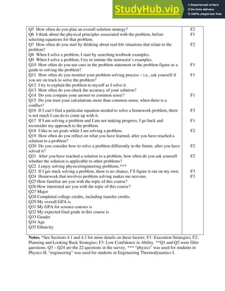 Assessing Problem-Solving Strategy Use By Engineering Undergraduates | PDF