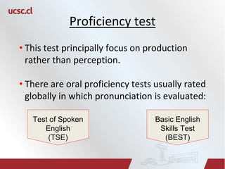 Assessing pronuntiation | PPTX