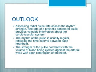 Assessing Radial Pulse | PPTX