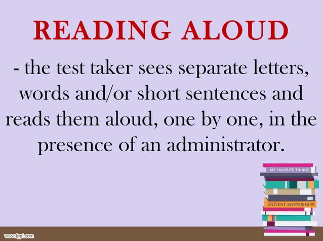 Assessing reading | PPT | Education