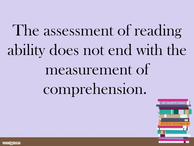 Assessing reading | PPT | Education