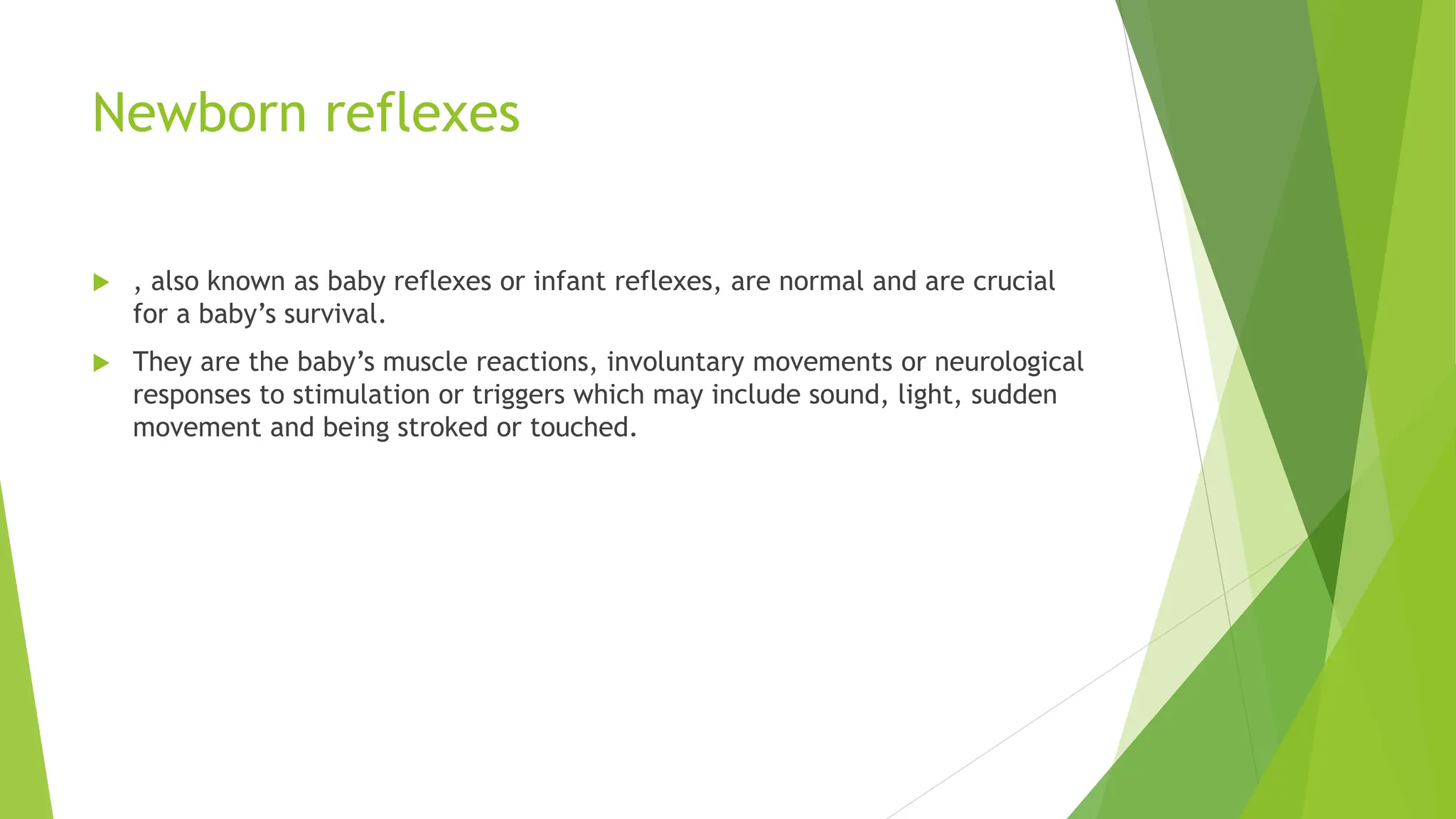 Assessing Reflexes of children in paediatrics pptx | PPTX