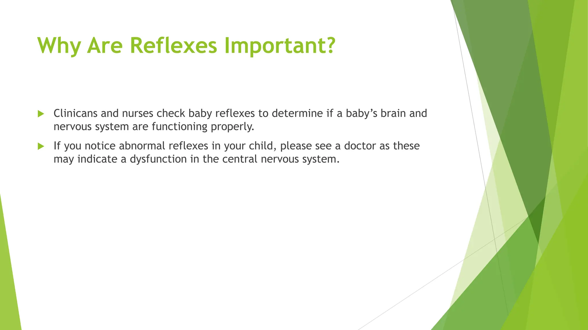 Assessing Reflexes of children in paediatrics pptx | PPTX