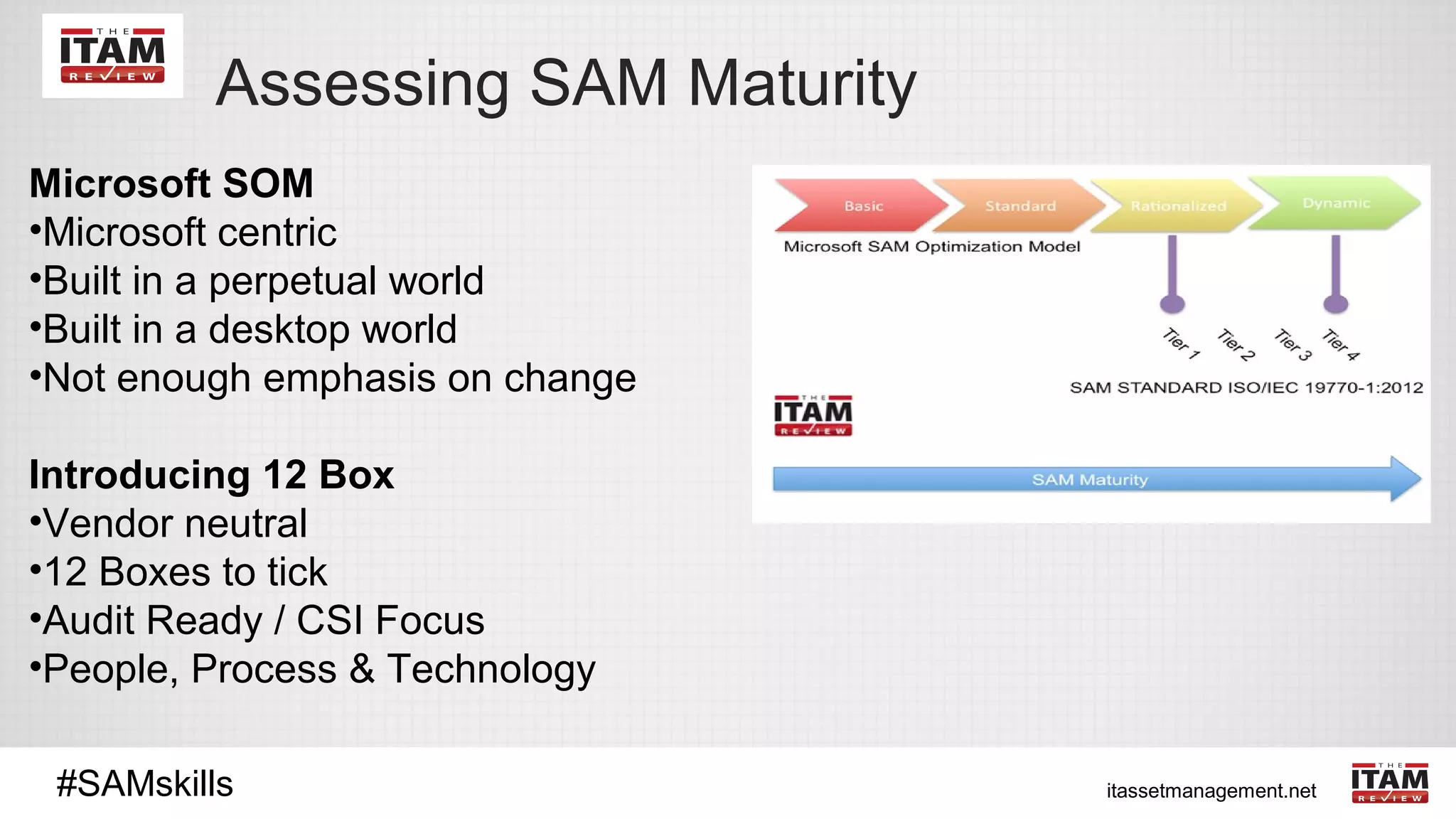 Assessing SAM Maturity | PPT