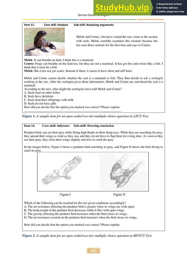 Assessing Science Critical Thinking Skills Of Fifth Graders Through ...