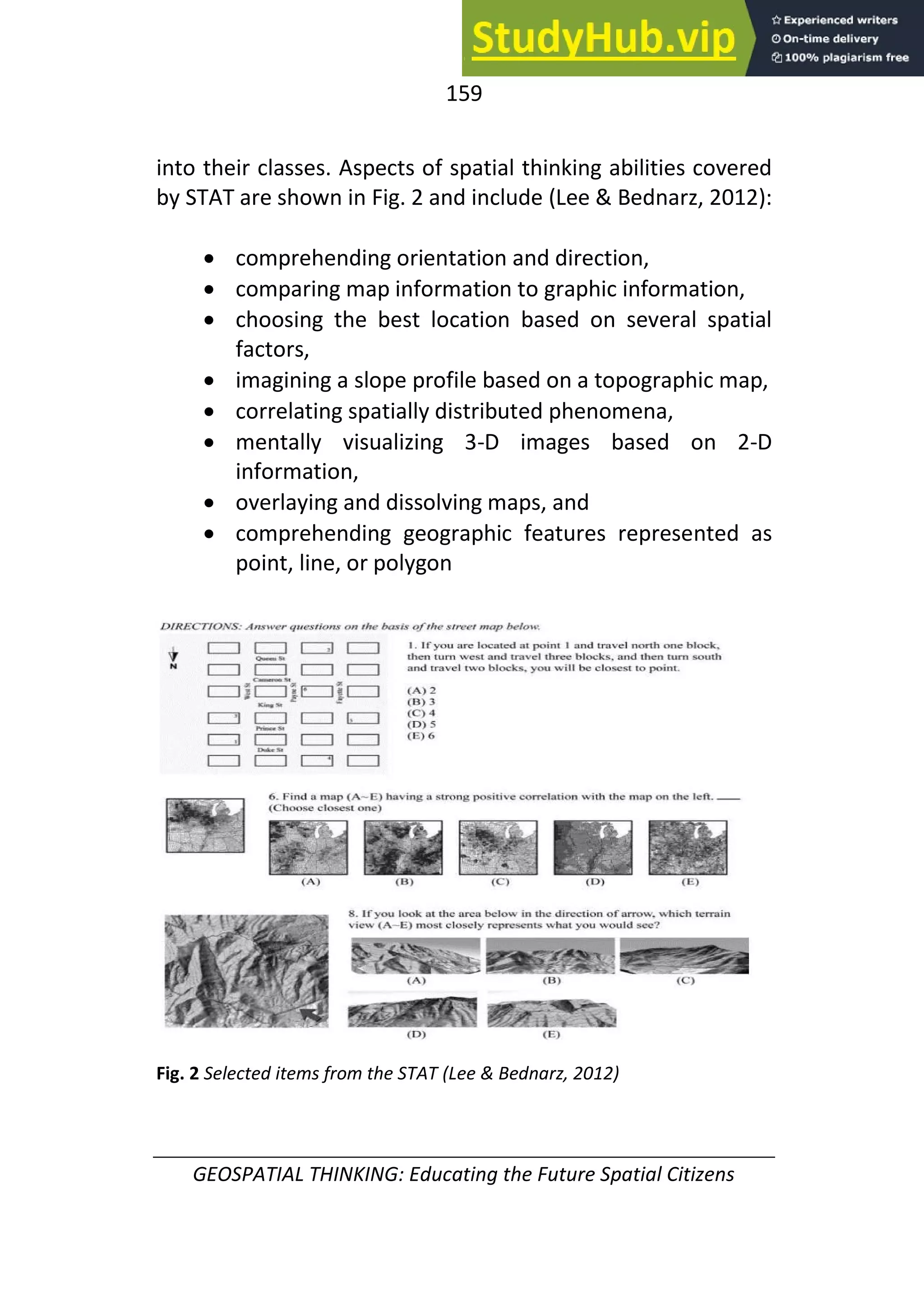 Assessing Spatial Thinking Ability | PDF