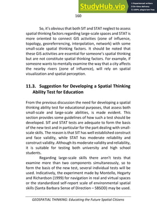 Assessing Spatial Thinking Ability | PDF