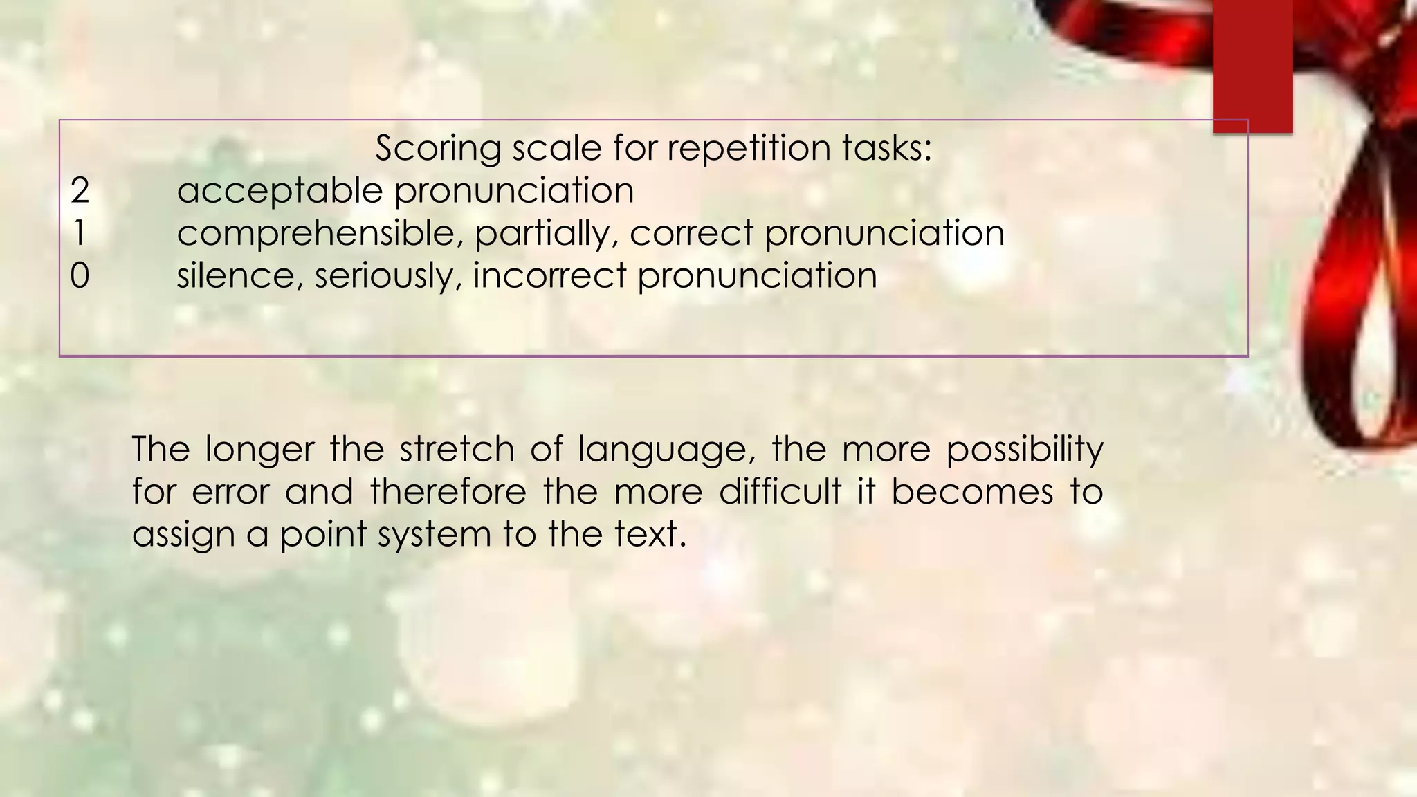 Assessing Speaking | PPTX