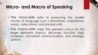 Assessing Speaking | PPTX