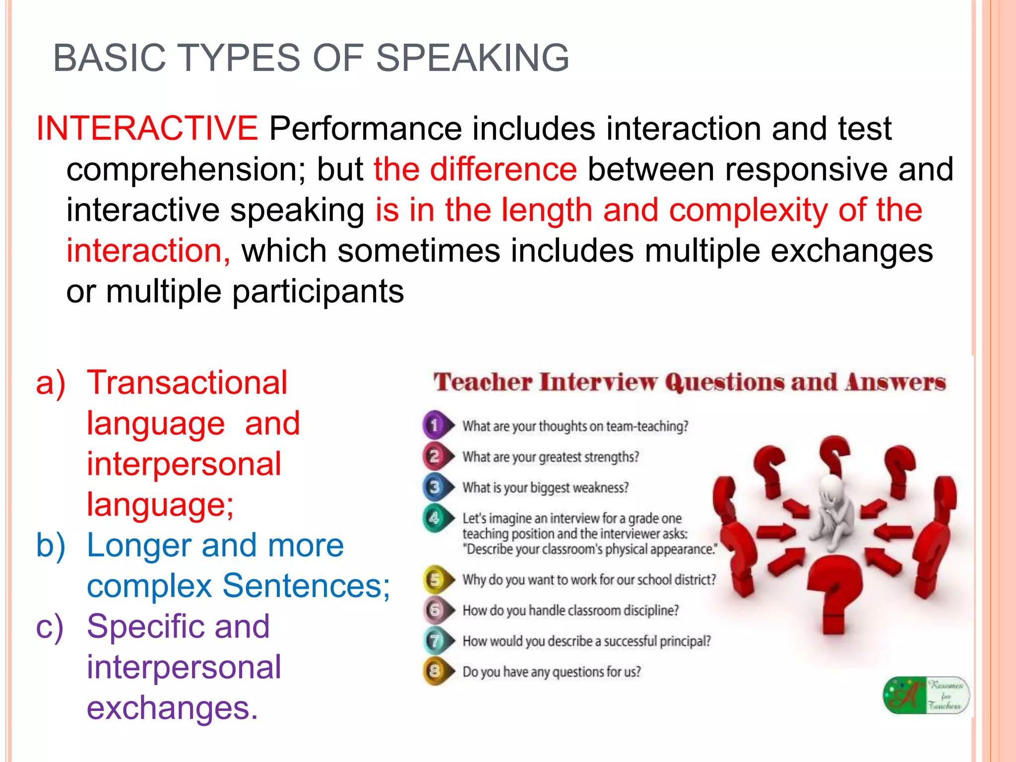 Assessing speaking | PPTX