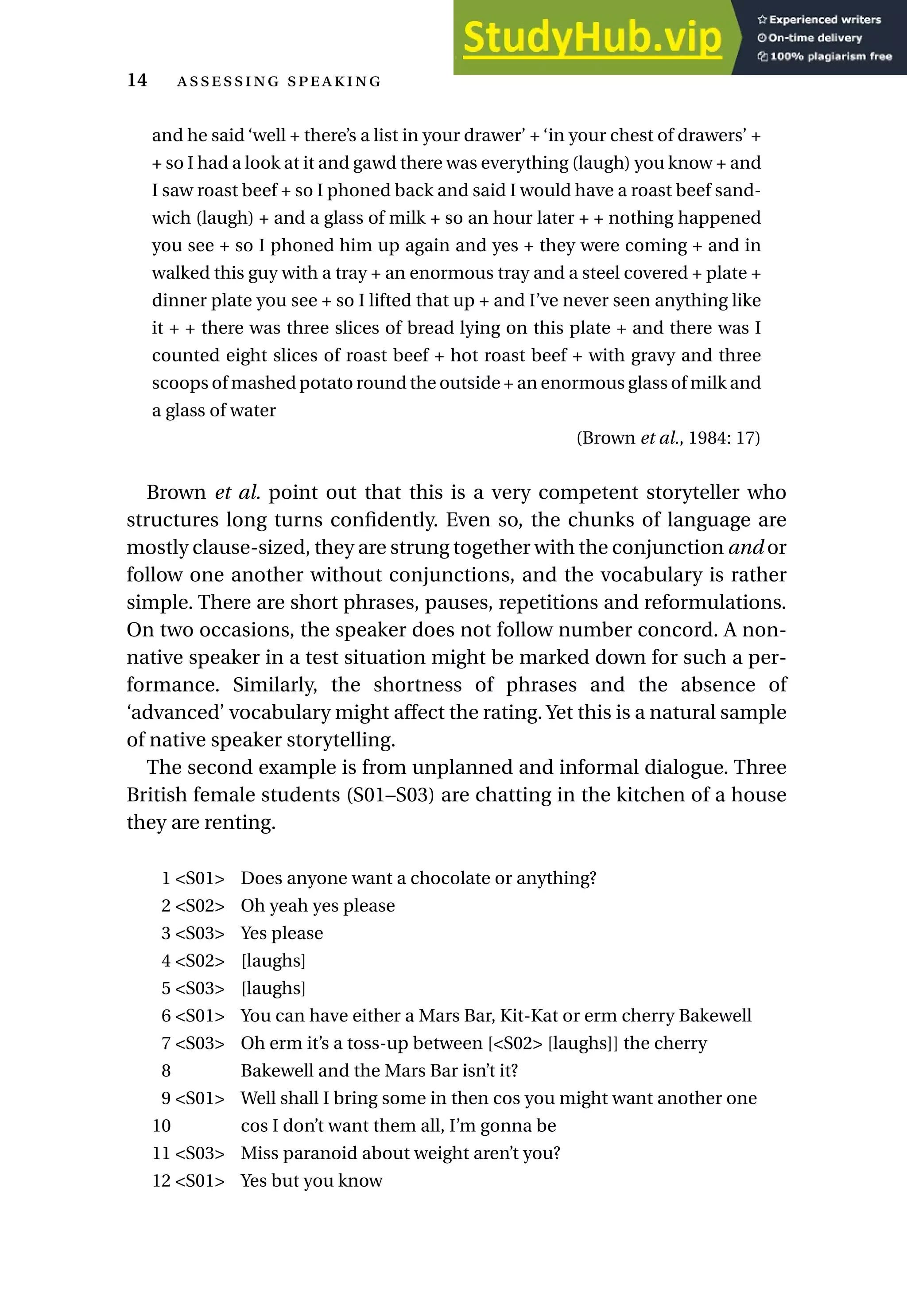 Assessing Speaking Cambridge Language Assessment | PDF