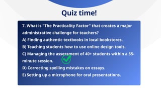 Speaking assessment: Strategies and Challenges in Assessing Oral ...