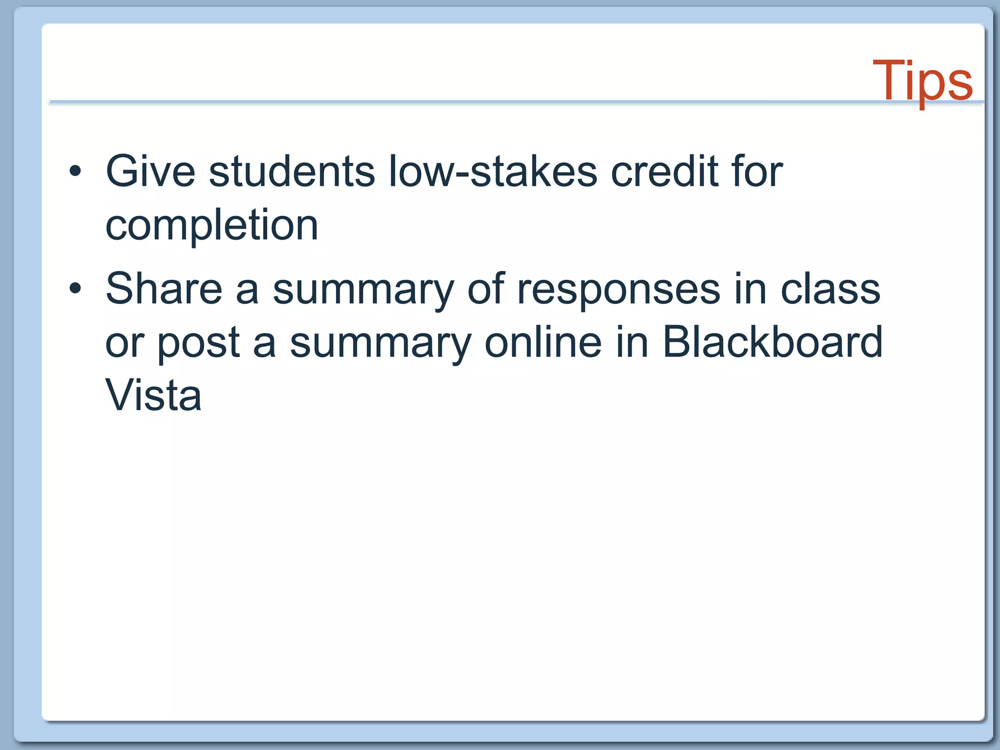 Assessing Student Learning | PPT